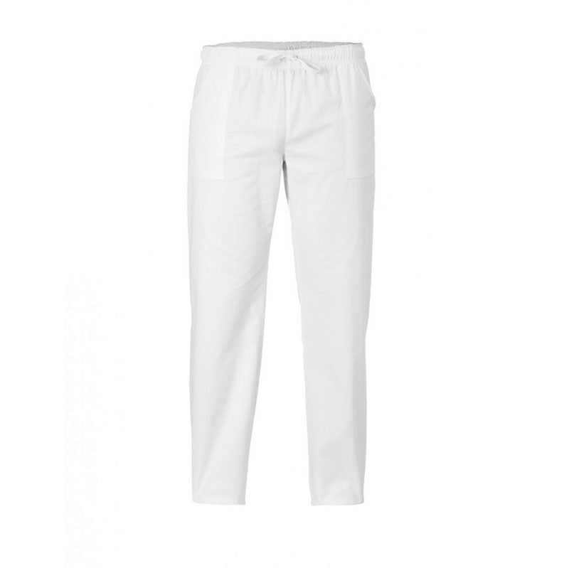 Pantaloni cuoco Giblor’s Alan bianco art. 123 – gecosafe